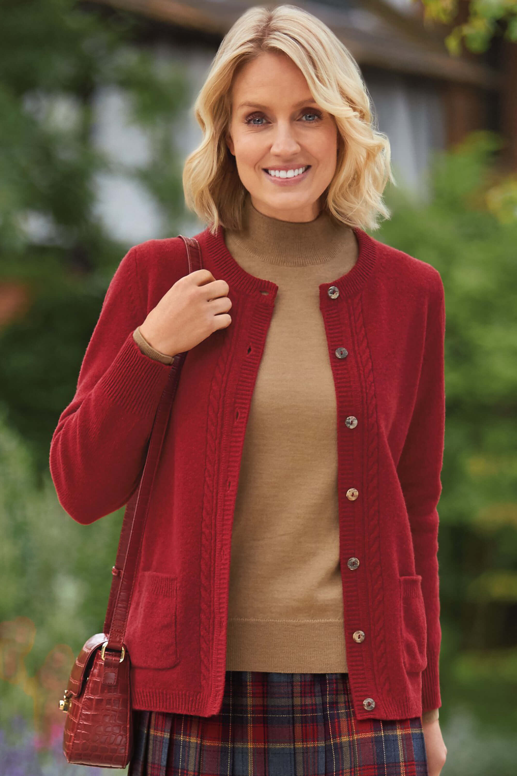 Classic lambswool cardigan | HJ125 | Not Available | Cotswold Collections