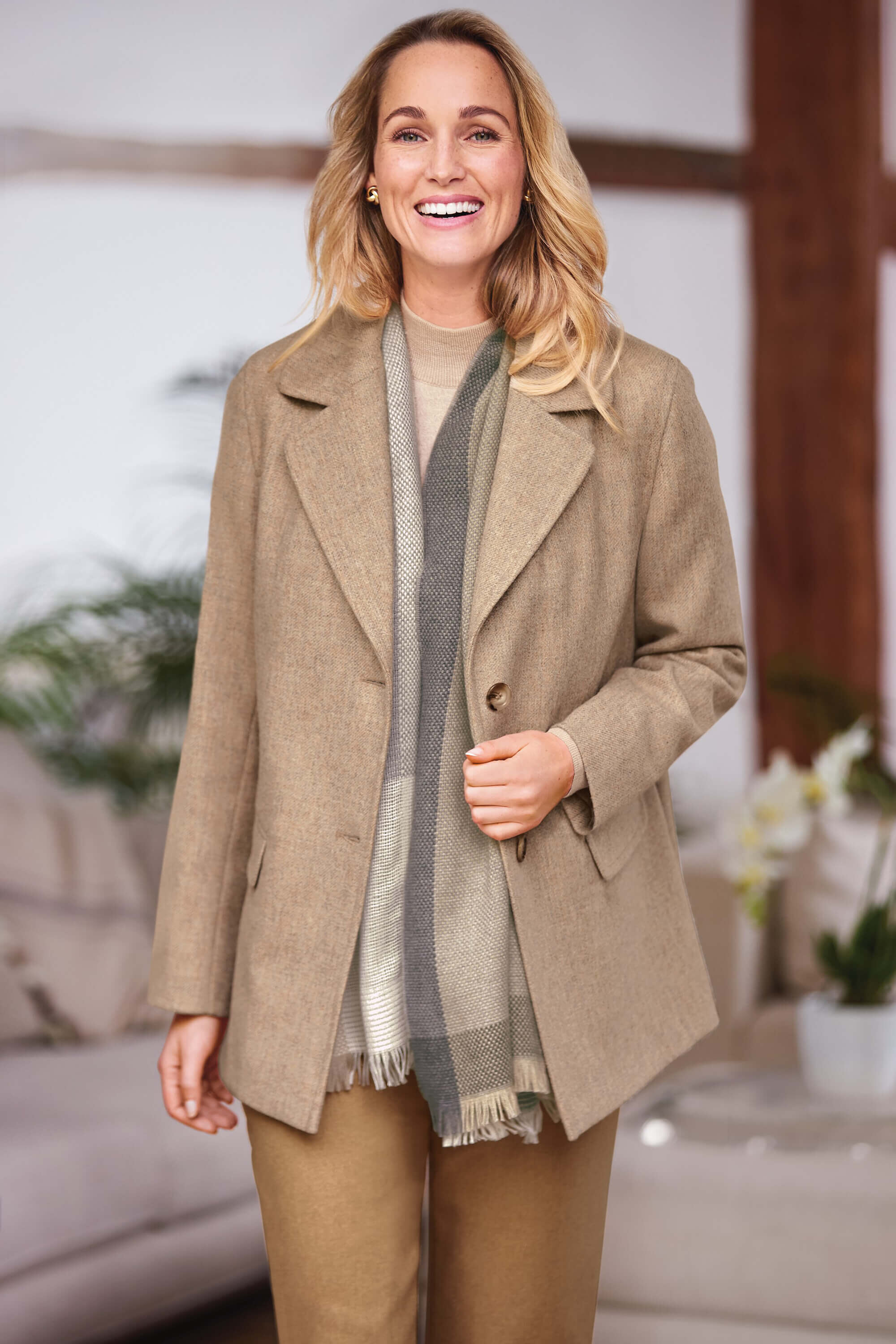 Melange jacket | HK700 | Not Available | Cotswold Collections