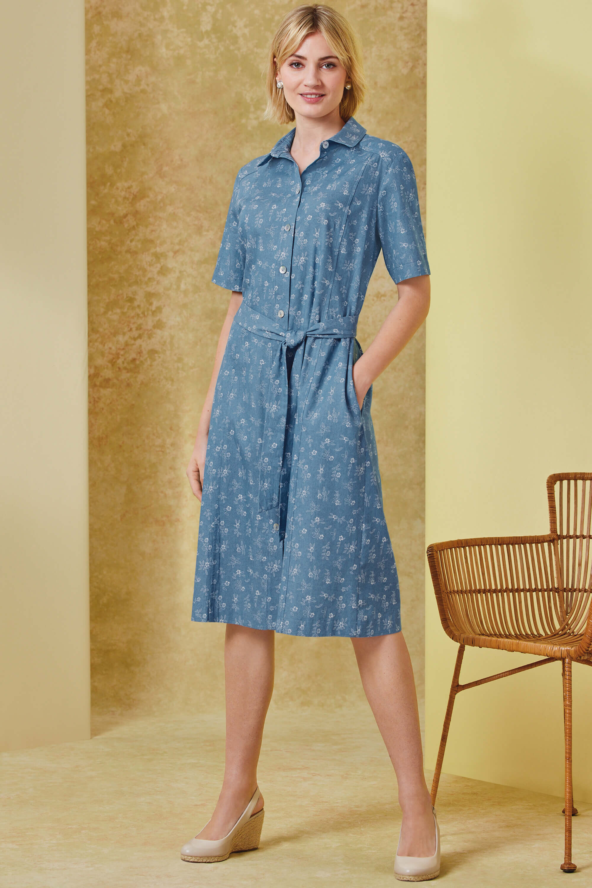 Button through dress | JC452 | Not Available | Cotswold Collections