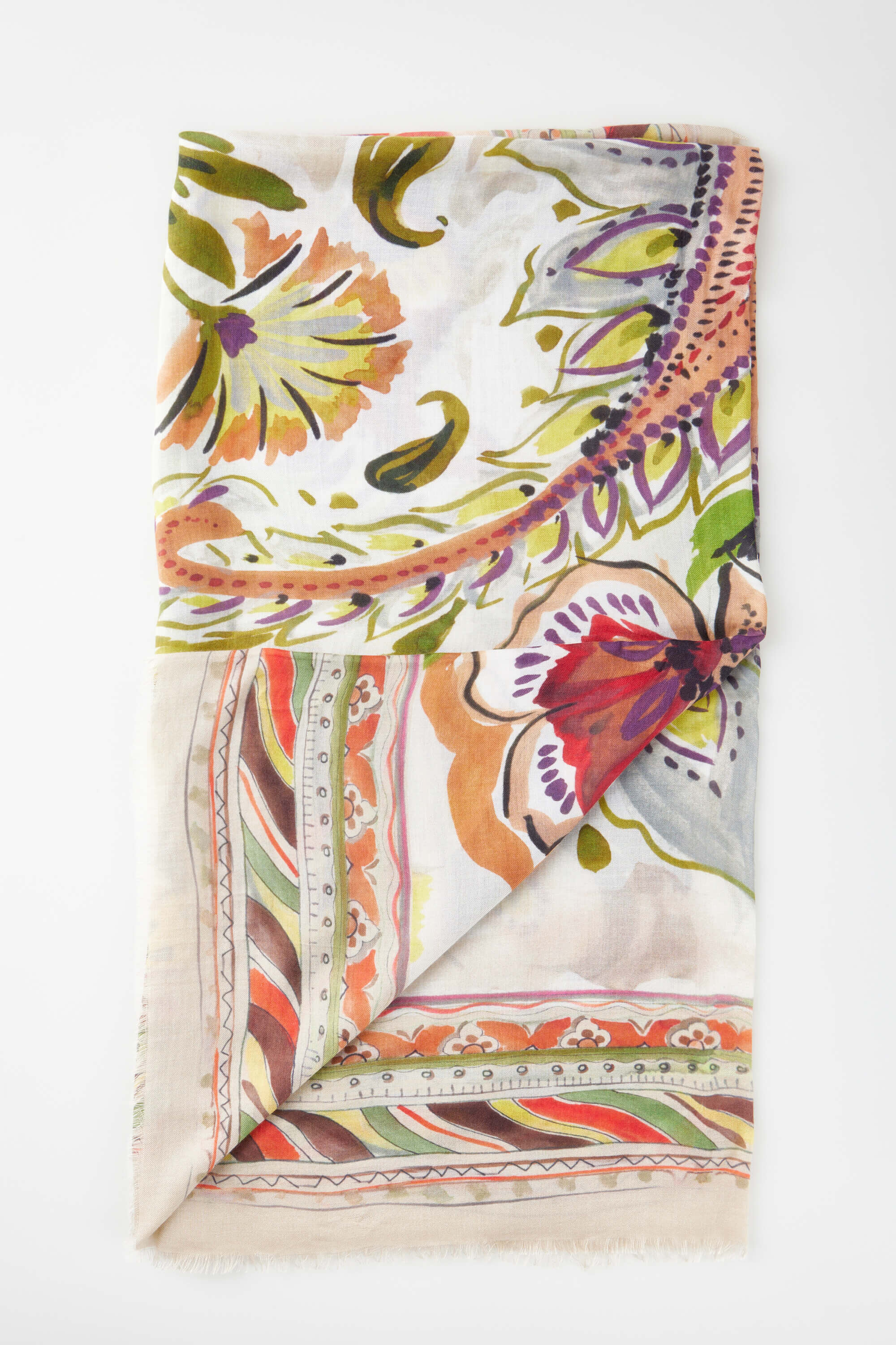Italian printed scarf | JC912 | Not Available | Cotswold Collections
