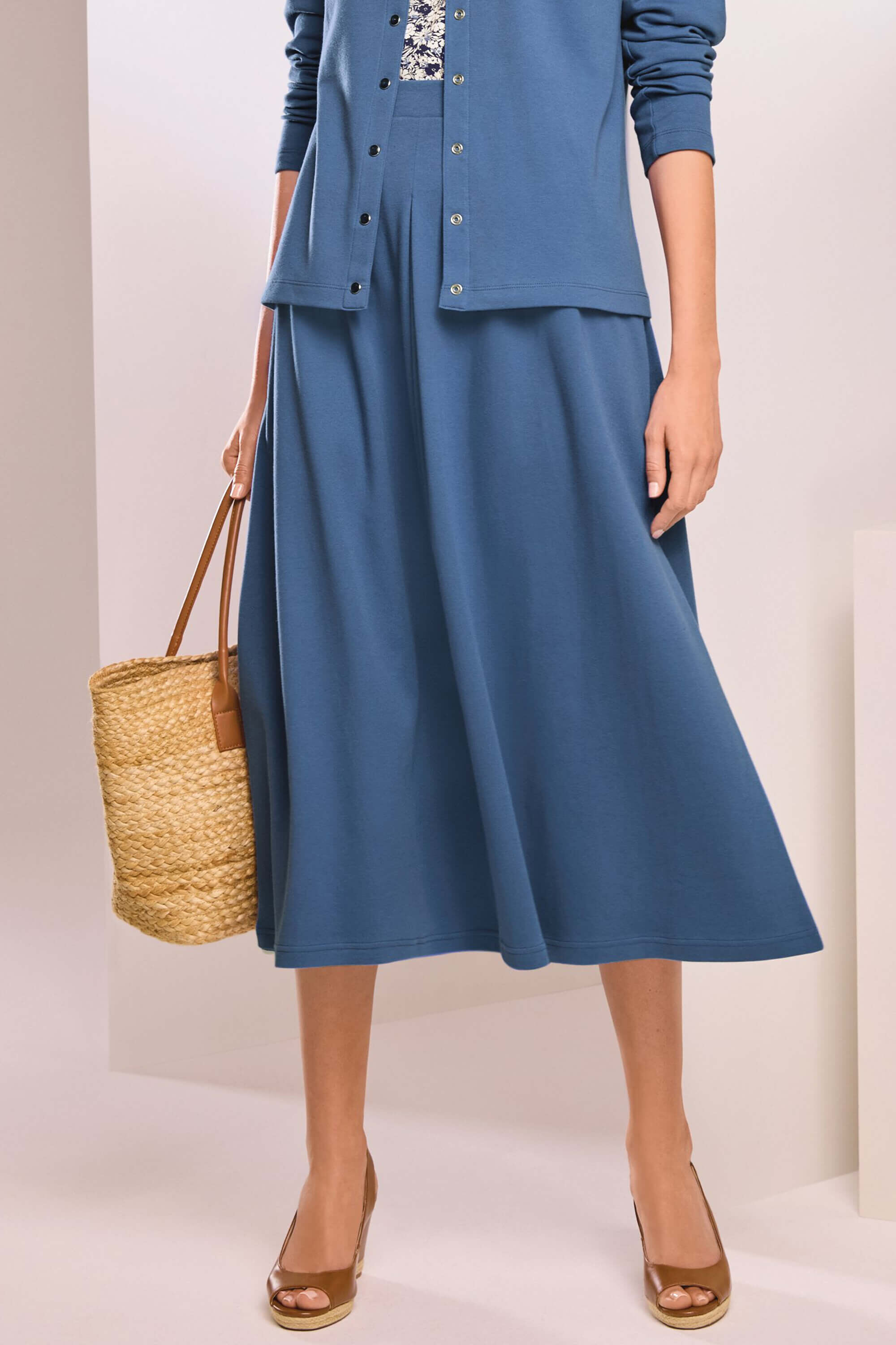 Buy Jacquard jersey skirt | JE878 | Skirts | Cotswold Buy Jacquard jersey skirt | JE878 | Skirts | Cotswold
