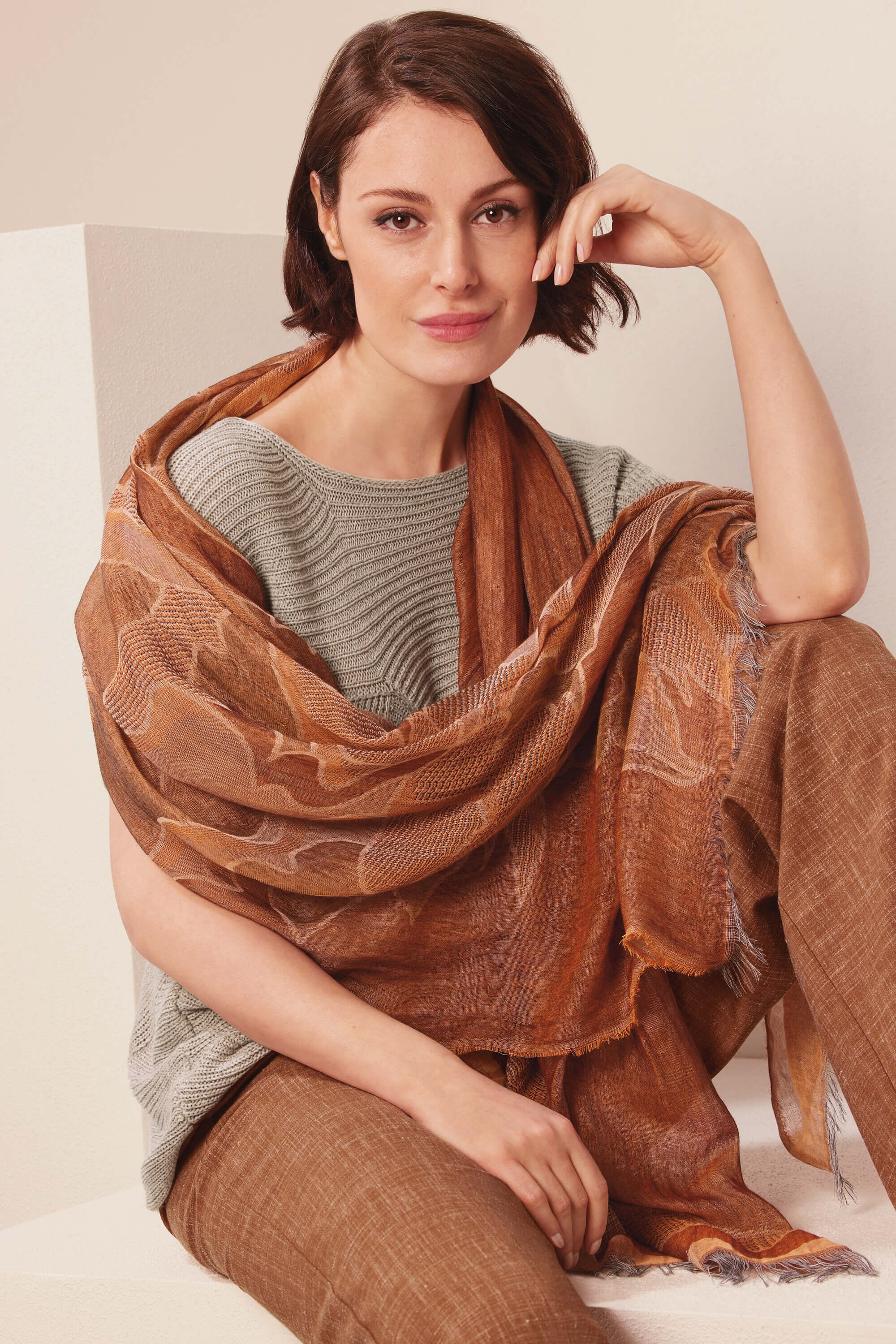 Italian scarf | HU919 | Not Available | Cotswold Collections